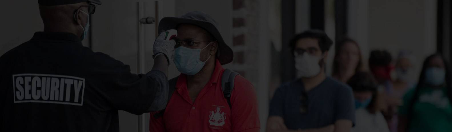 Pandemic Security Guards for Visitor Screening - National Security Service